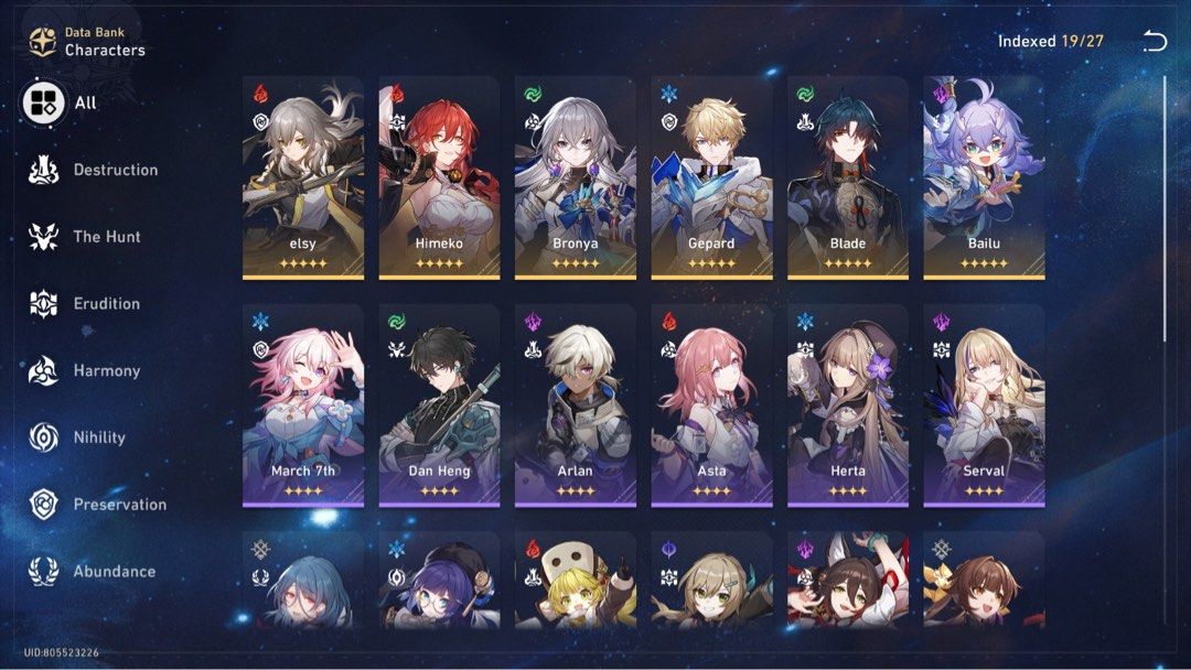 Perfect Blade + Signature Team | Blade + Signature+ Bronya + Bailu ...