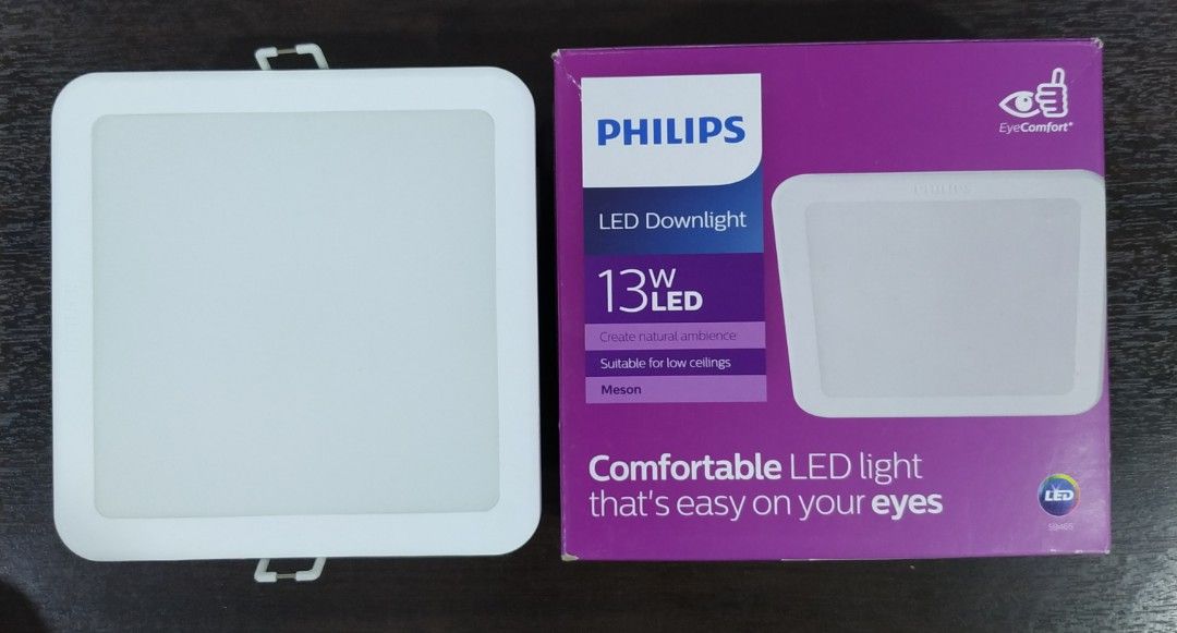 Philips LED Downlight x 2 units, Furniture & Home Living, Lighting ...