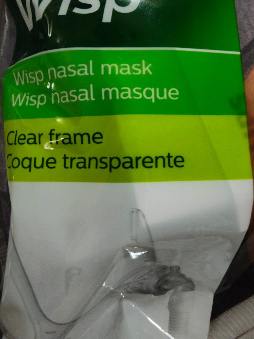 Philips Respironics Wisp Nasal CPAP Mask with Headgear (Clear Frame ...