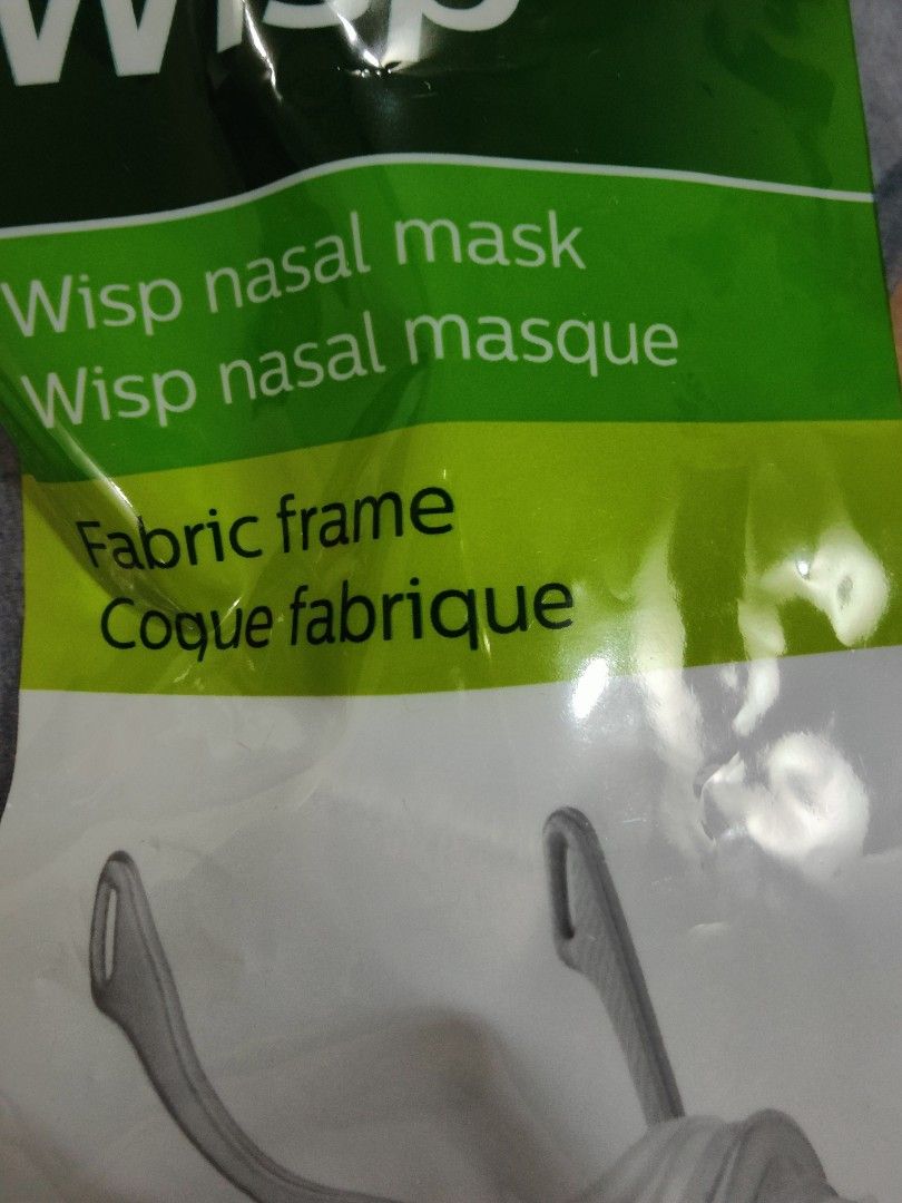 Philips Respironics Wisp Nasal CPAP Mask with Headgear (Clear Frame ...