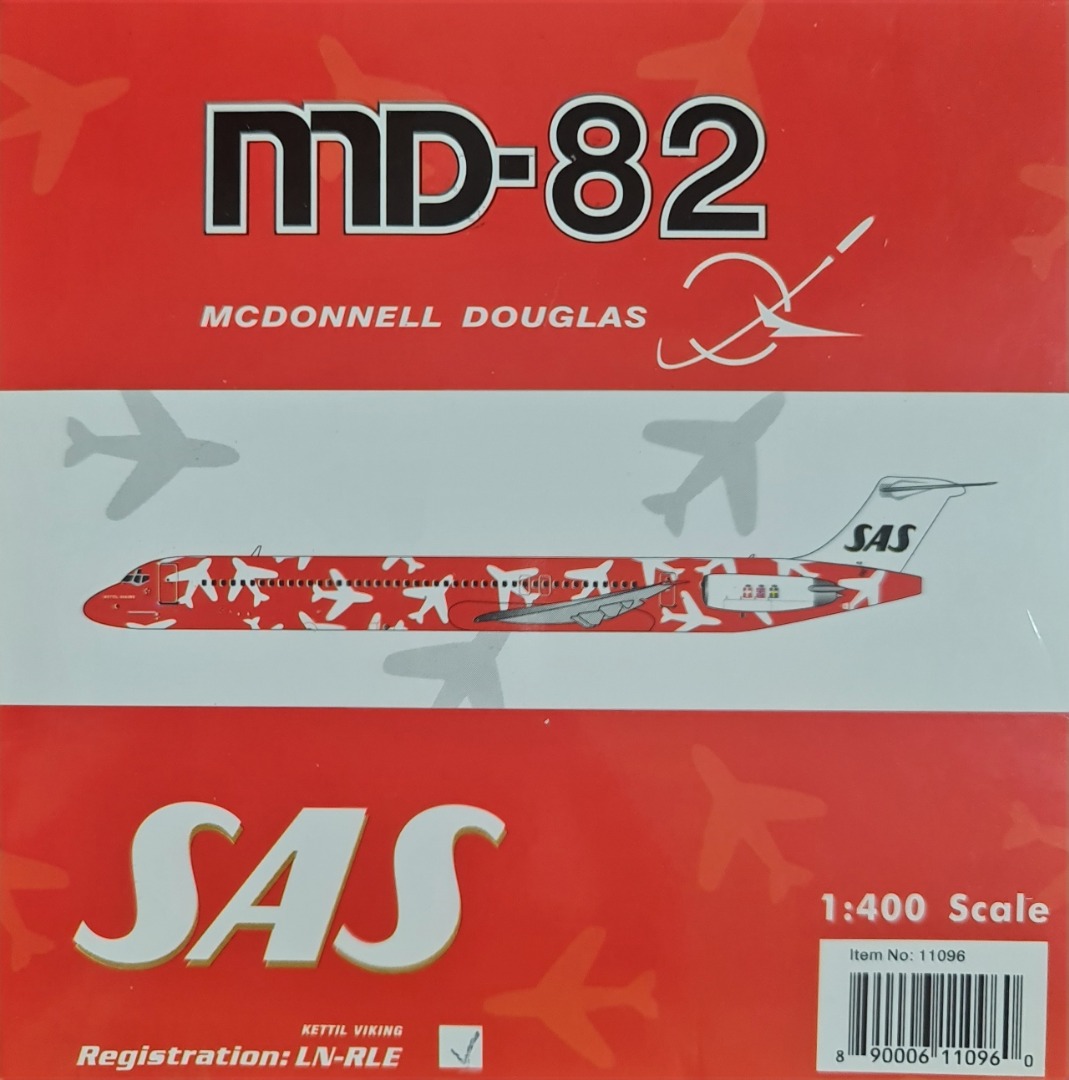 Phoenix Models SAS Scandinavian Airlines McDonnell Douglas MD-82 LN-RLE ...