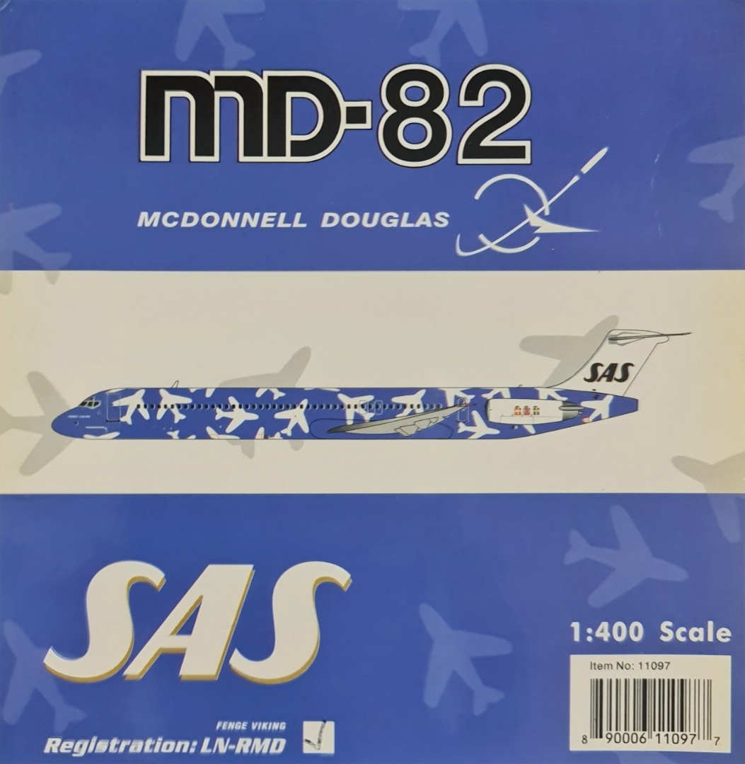 Phoenix Models SAS Scandinavian Airlines McDonnell Douglas MD-82 LN-RMD ...