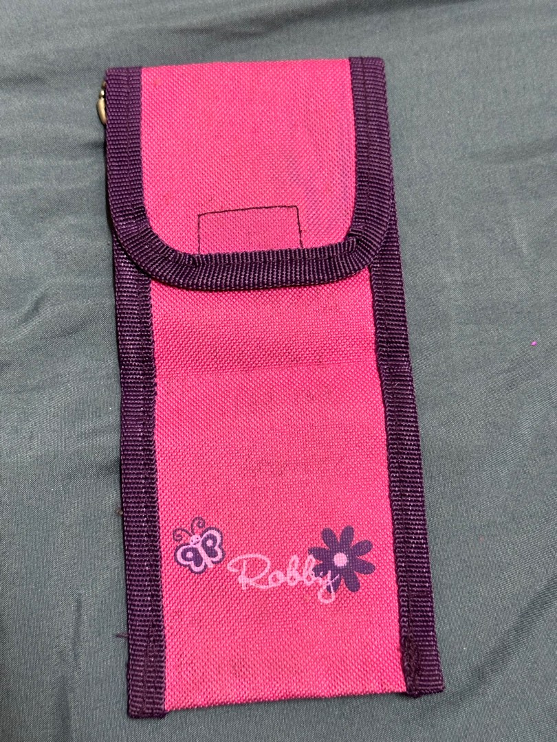 Pink and purple Robby Rabbit Floral Velcro Pencil Case Pouch, Women's ...