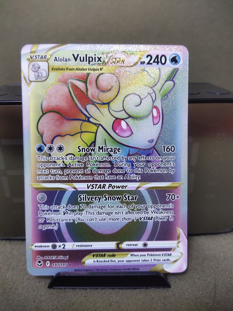 Pokemon cards Vulpix V STAR, Video Gaming, Gaming Accessories, Game Gift Cards & Accounts on ...