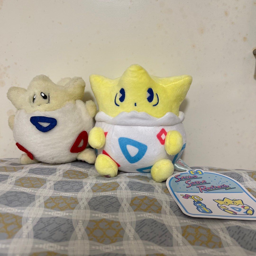 Pokemon Tomy Takara & Saiko Soda Togepi Plush, Hobbies & Toys, Toys ...