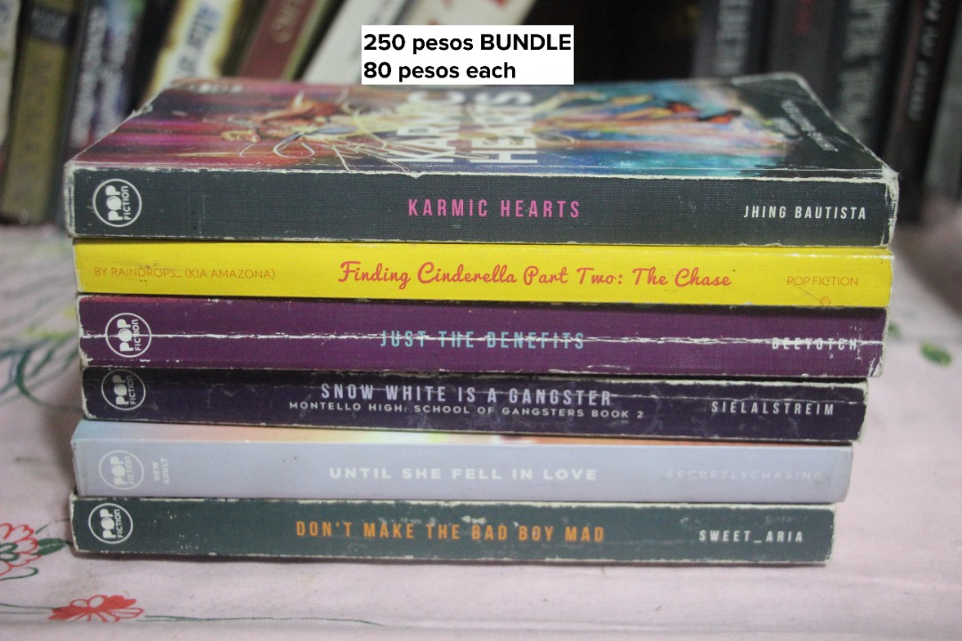 BUNDLE - POP Fiction Books with bookmarks, Hobbies & Toys, Books ...