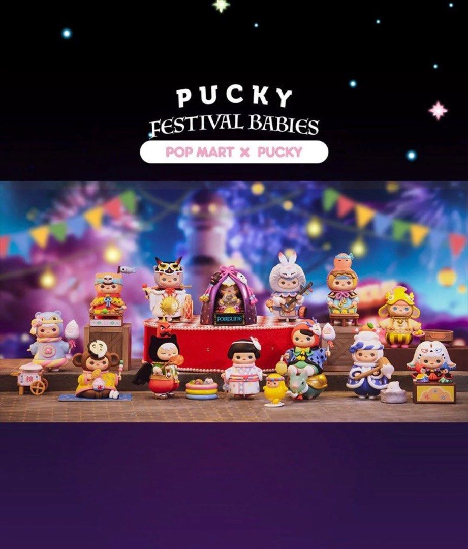 Popmart Pucky Festival Babies - Picnic Monkey Baby, Hobbies & Toys ...