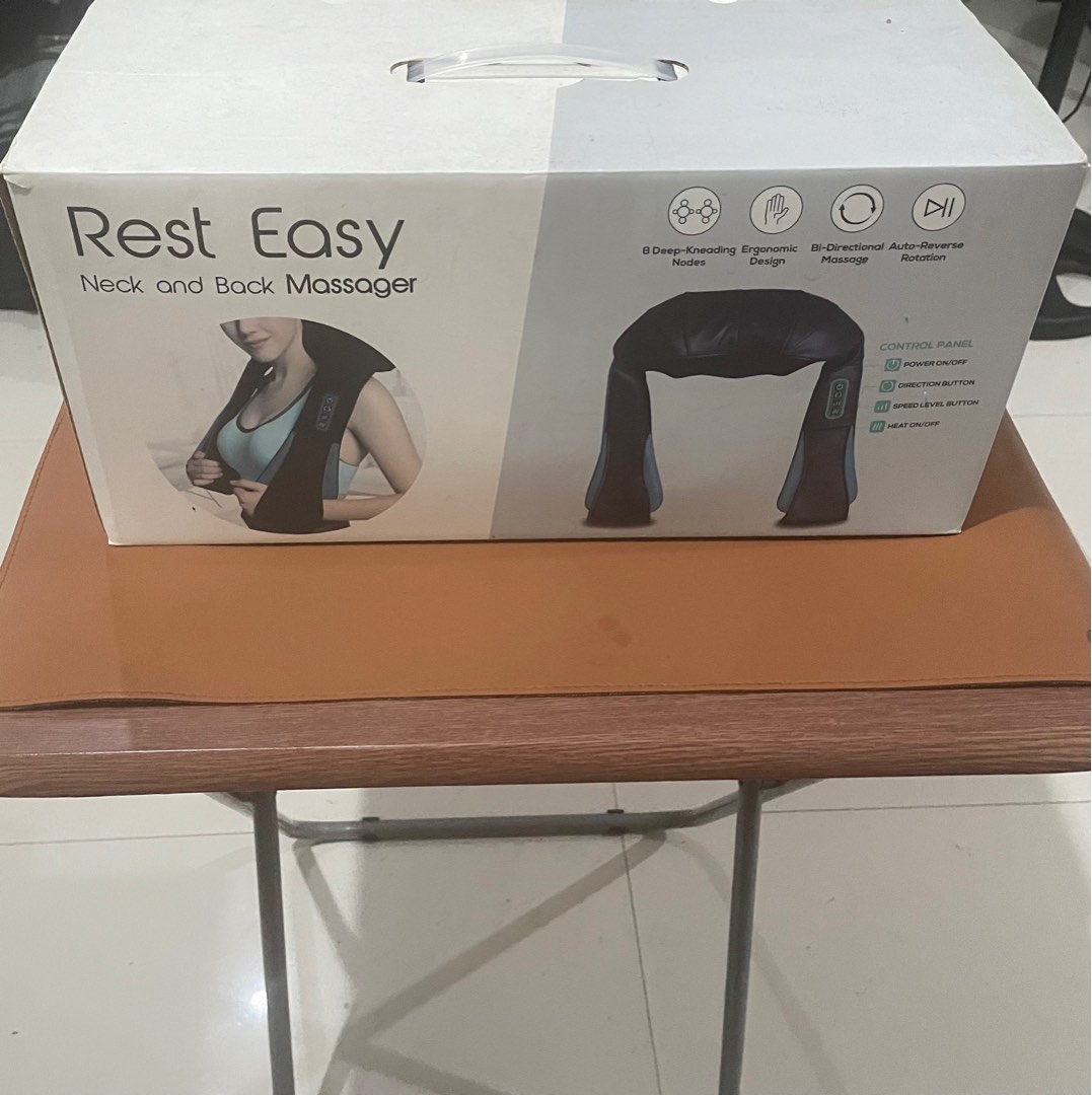 Portable neck and back massager, Health & Nutrition, Massage Devices on ...