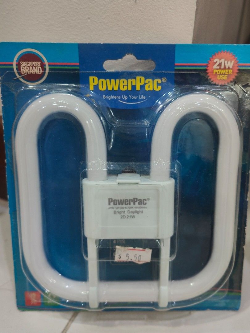 PowerPac 2D compact fluorescent tube, Furniture & Home Living, Lighting & Fans, Lighting on ...