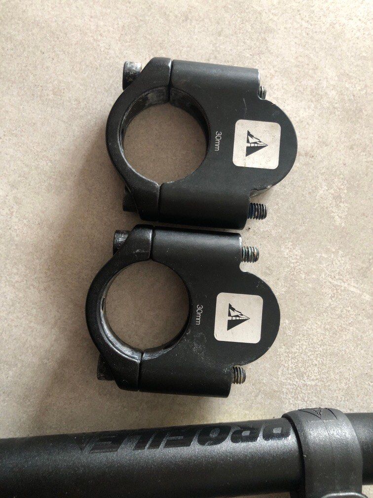 PROFILE DESIGN AEROBAR 4525A complete set w/ aero grip aero bridge 30mm ...