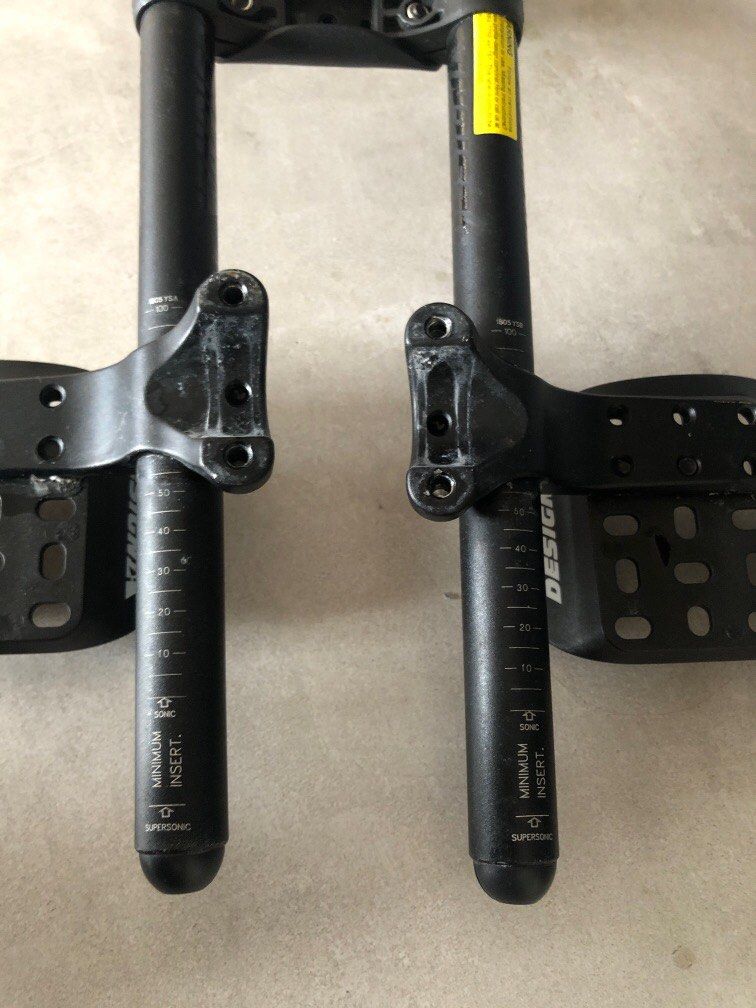 PROFILE DESIGN AEROBAR 4525A complete set w/ aero grip aero bridge 30mm ...