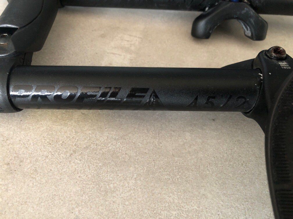 PROFILE DESIGN AEROBAR 4525A complete set w/ aero grip aero bridge 30mm ...