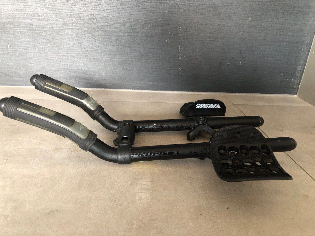 PROFILE DESIGN AEROBAR 4525A complete set w/ aero grip aero bridge 30mm ...