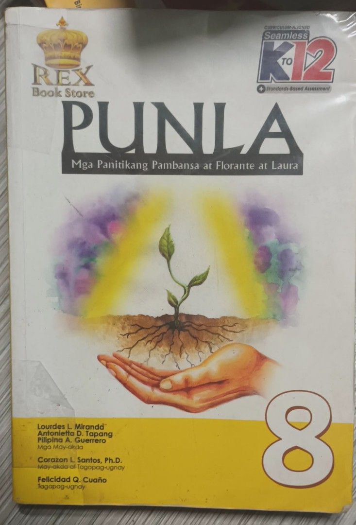 PUNLA | Grade 8 Book | Florante at Laura, Hobbies & Toys, Books ...