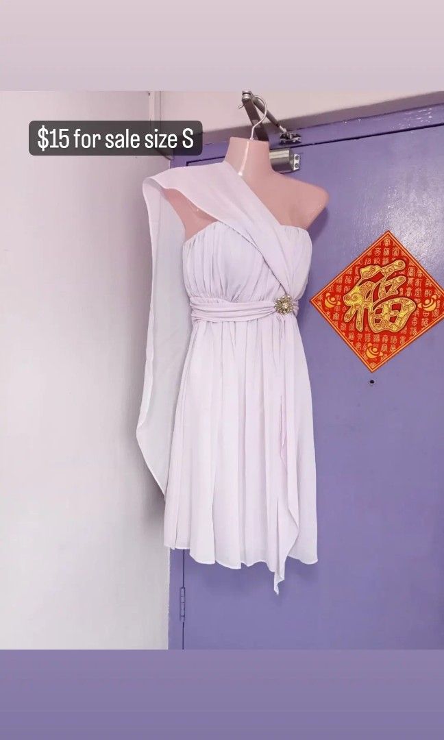 Purple toga short dress, Women's Fashion, Dresses & Sets, Dresses on ...