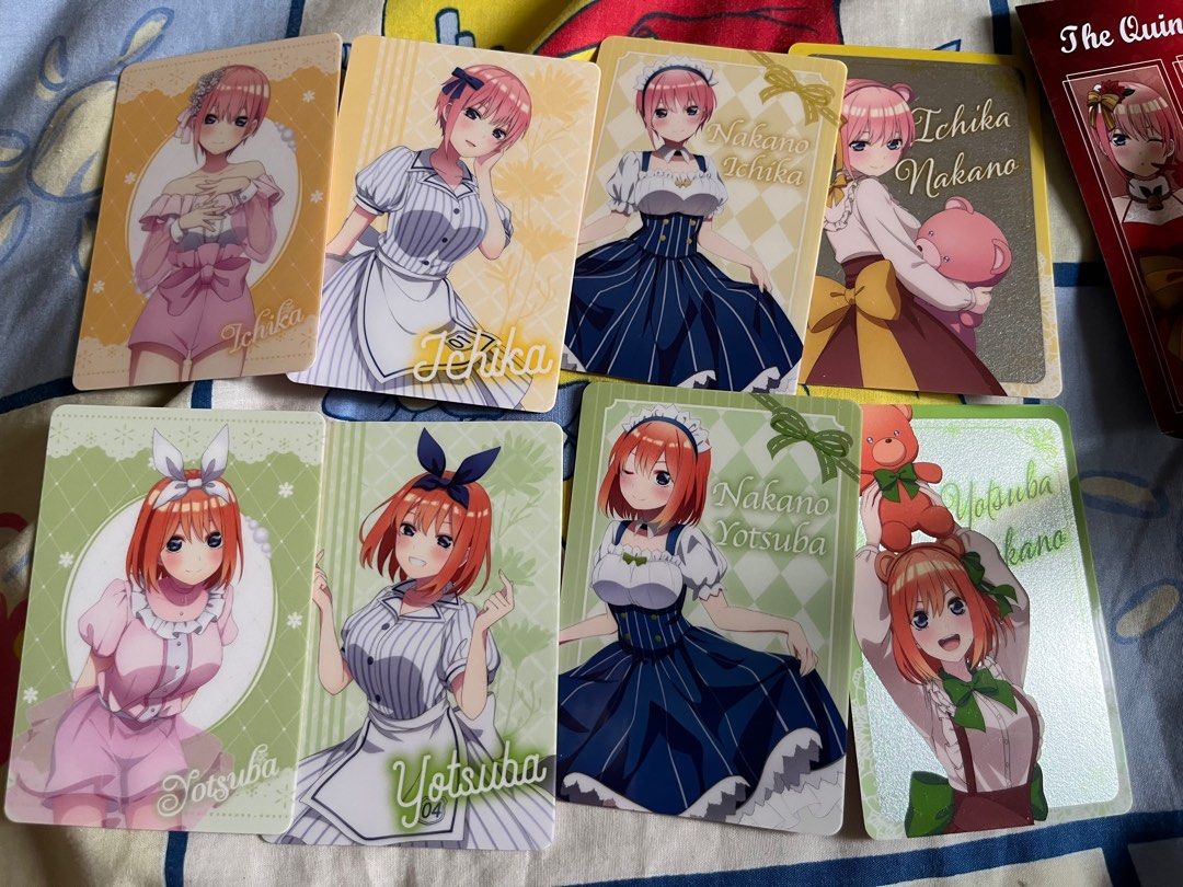 quintessential quintuplets cards, postcards, Hobbies & Toys ...