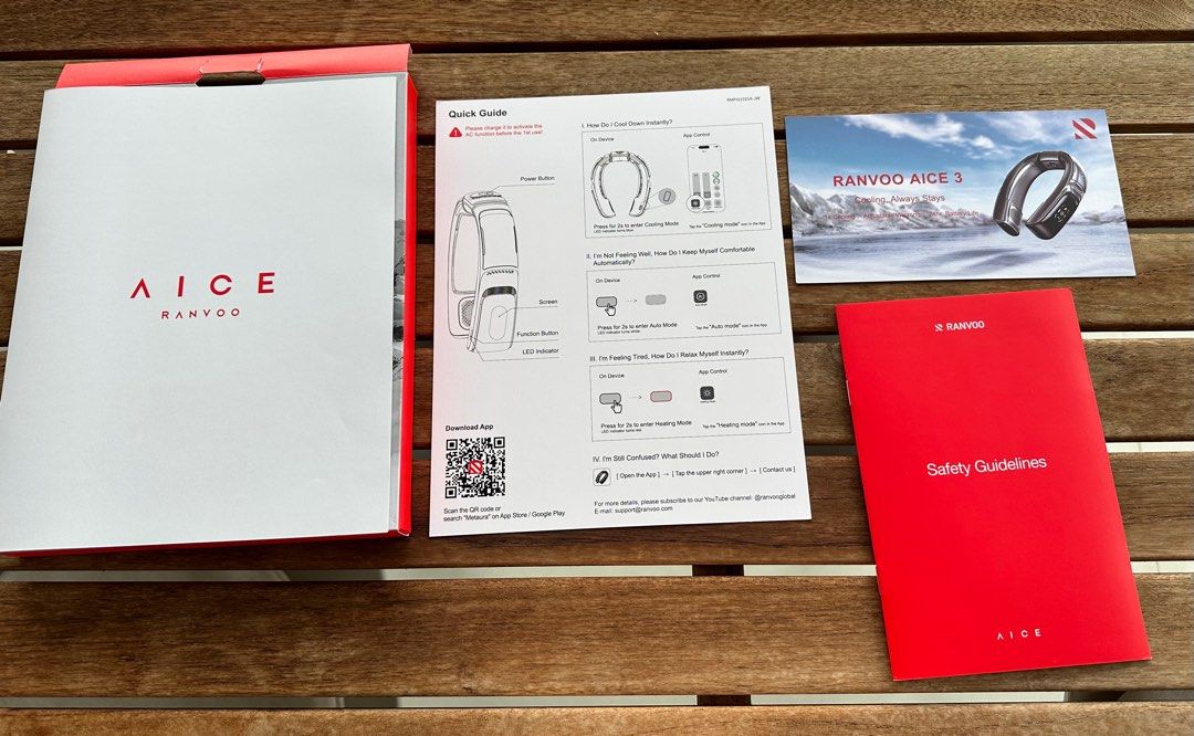 RANVOO AICE 3 AI Neck Air Conditioner, TV & Home Appliances, Air Conditioners & Heating on Carousell