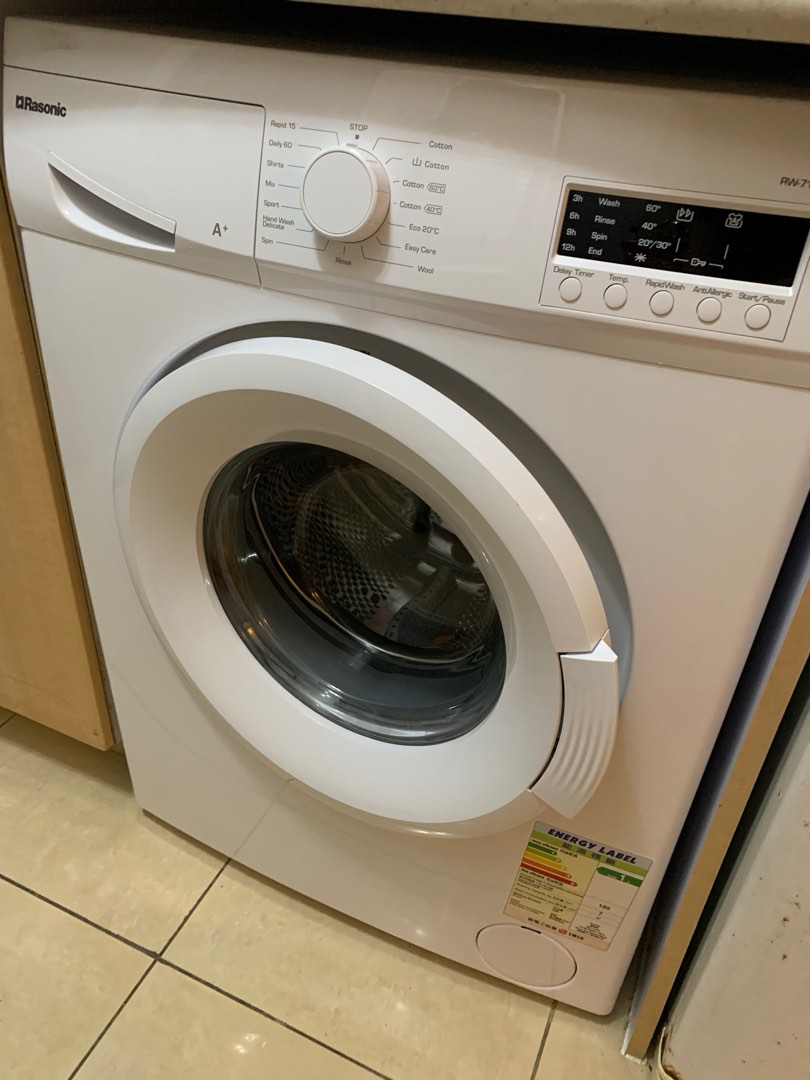 Rasonic 7公斤洗衣機, 家庭電器, 洗衣機及乾衣機 - Carousell