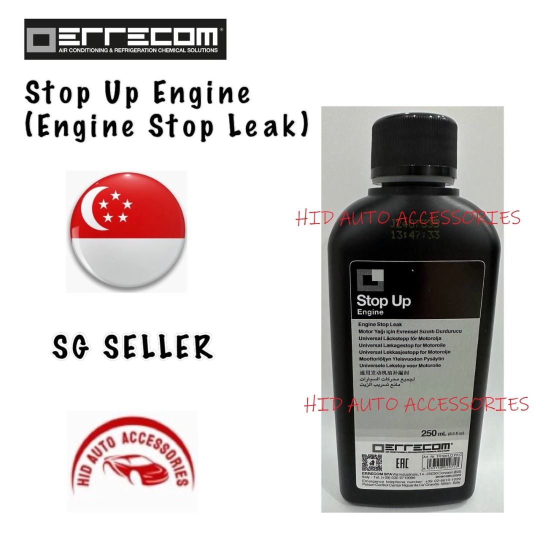 (Ready Stock) Errecom Stop Up Engine Oil Leak Stop 250ml, Car ...