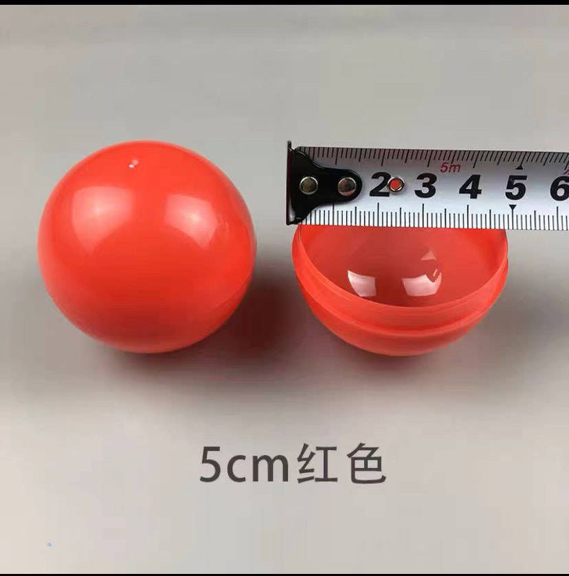 Red & White Capsule ball, Hobbies & Toys, Toys & Games on Carousell
