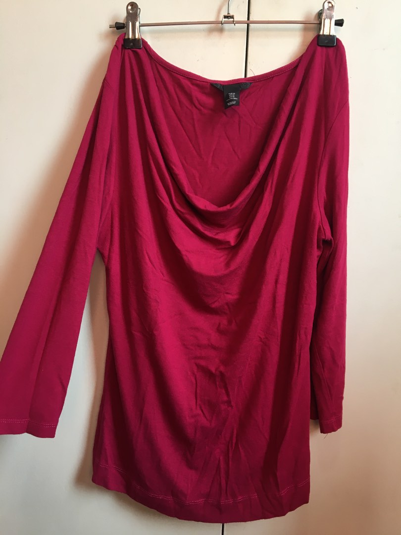 Red Formal Blouse On Carousell