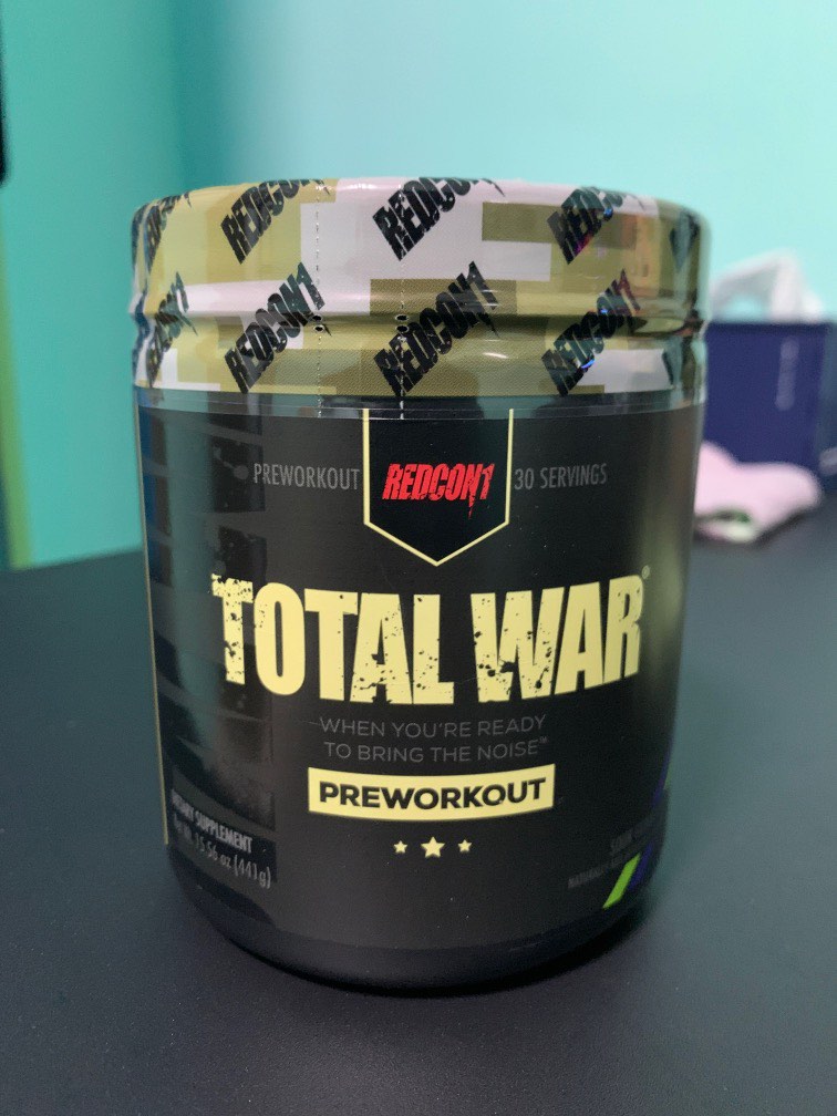 RedCon1 Total War Pre-Workout Sour Gummy Bear, Health & Nutrition ...