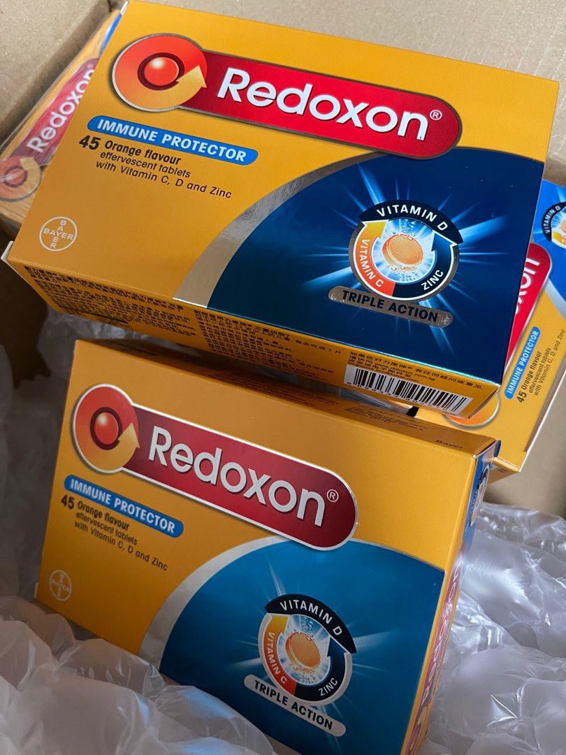 Redoxon Triple Action 45 Tablets, Health & Nutrition, Health ...