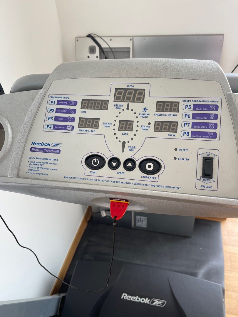 Reebok Treadmill, Sports Equipment, Exercise & Fitness, Cardio ...