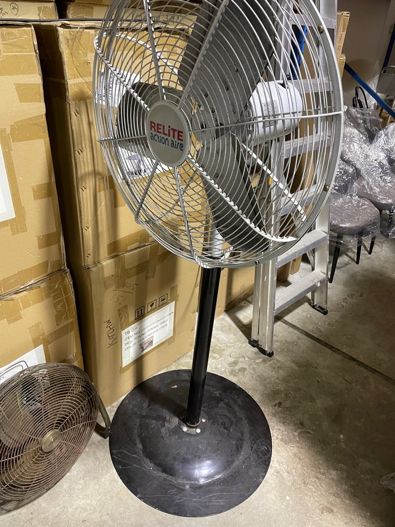 Relite - Heavy Duty Industrial Standing Fan, Furniture & Home Living ...