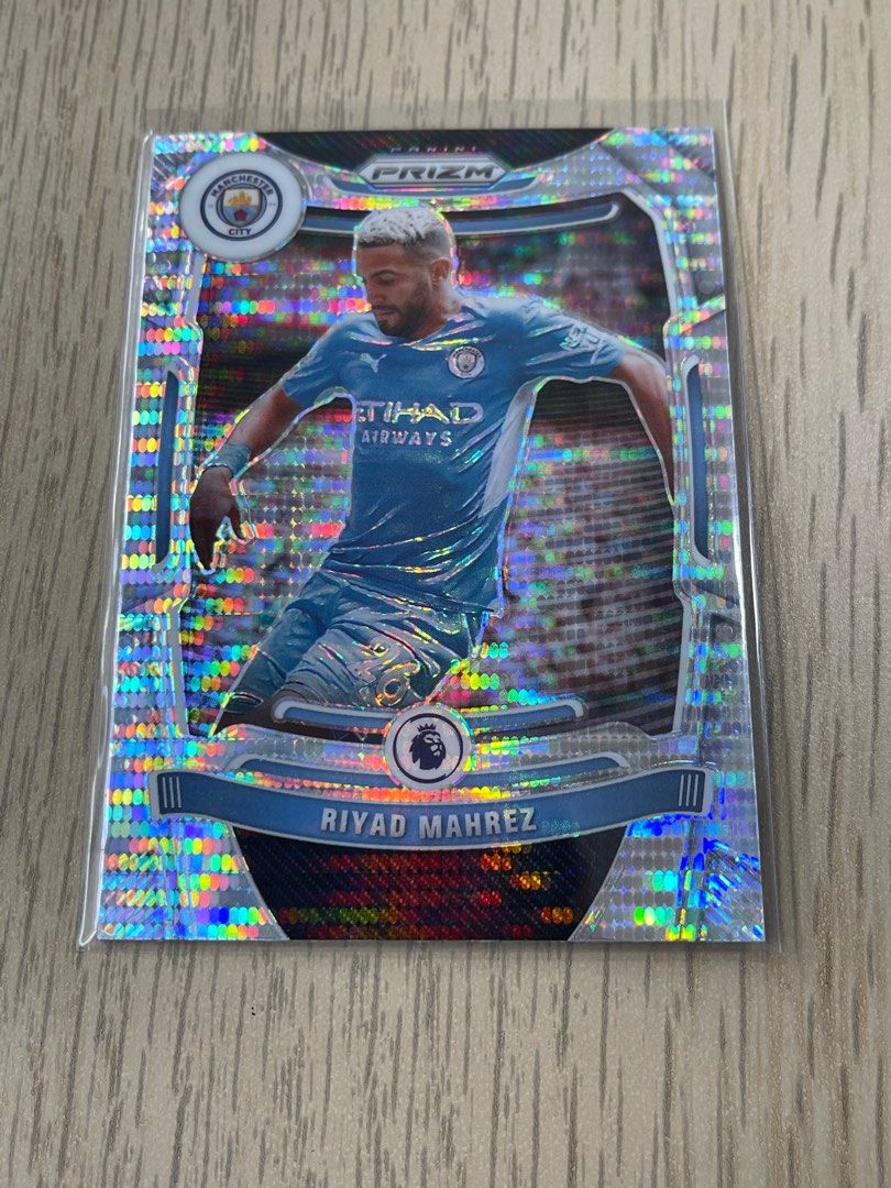 Riyad Mahrez Panini EPL Prizm Man City, Hobbies & Toys, Memorabilia ...