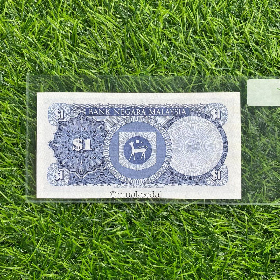 RM1 SERINGGIT SIRI 3 / 3RD SERIES ISMAIL ALI 1976 LOW NUMBER K/1 ...