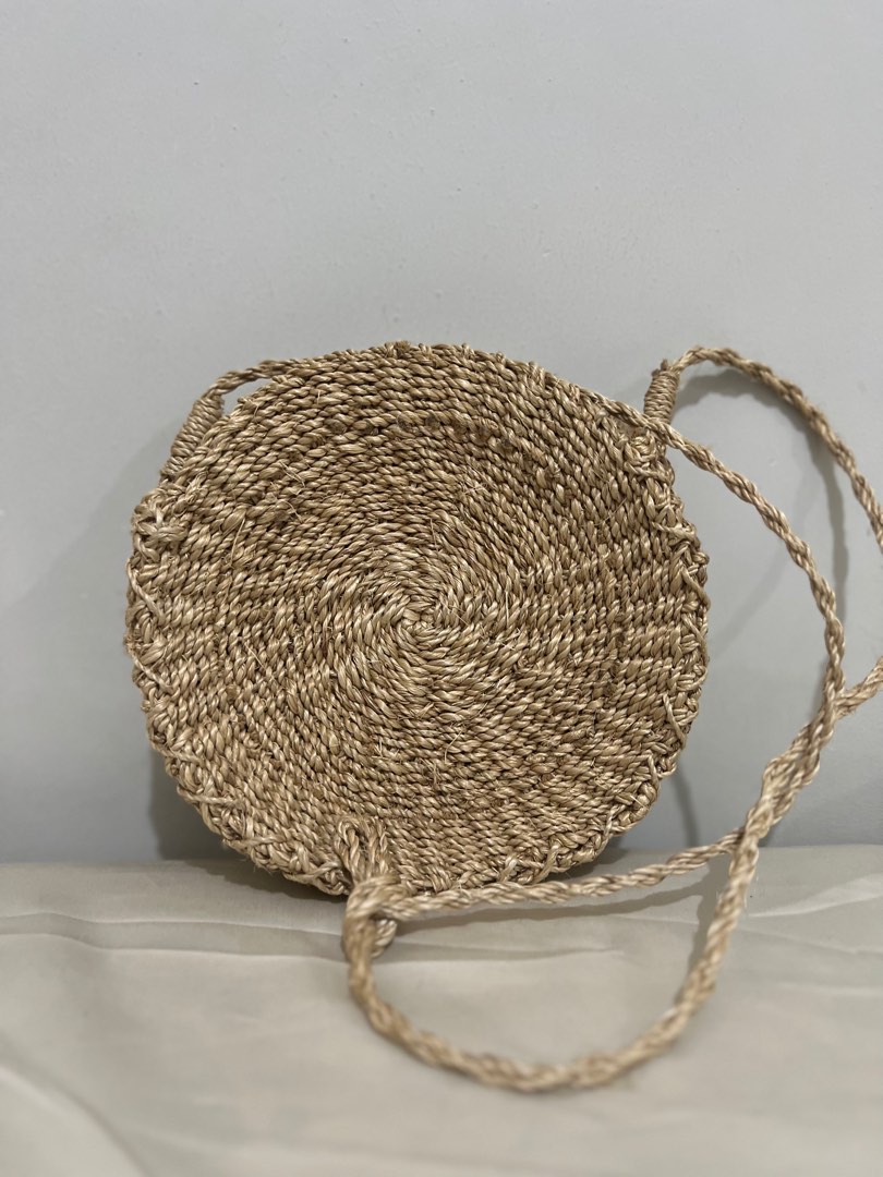 Round Abaca Beach Bag on Carousell
