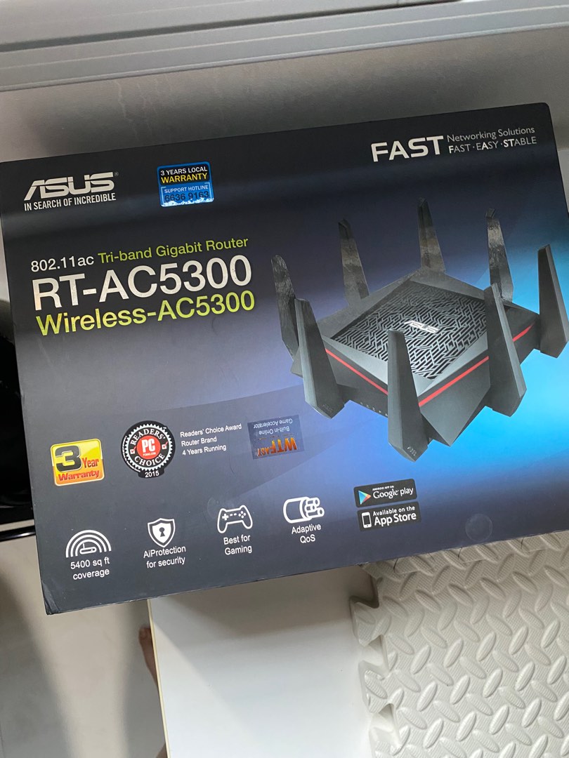 RT-AC5300 ROUTER, Computers & Tech, Parts & Accessories, Networking on ...