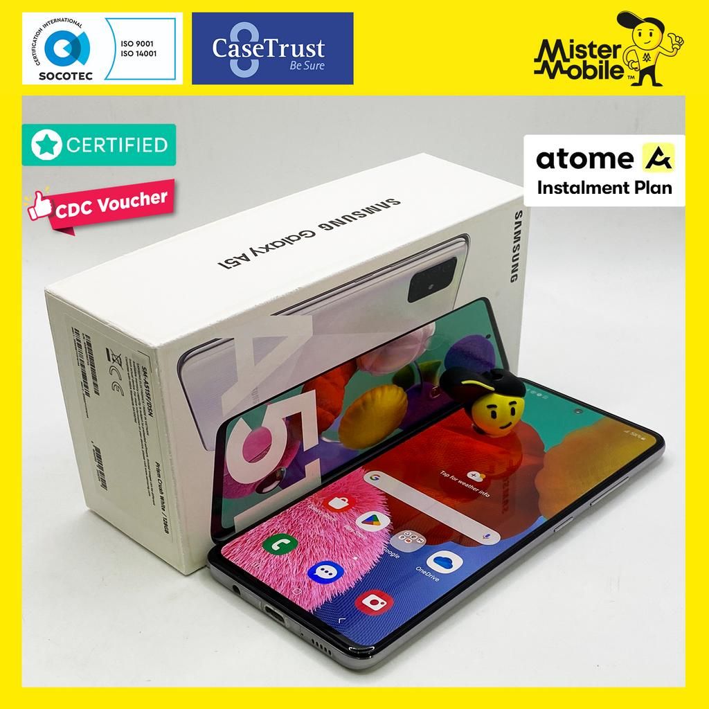 Samsung Galaxy A51 Prism Crush White 128GB, Mobile Phones & Gadgets ...