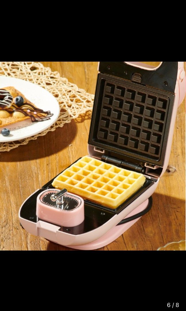 Sandwich Waffle Maker with timer Donut Breakfast Machine Toast, TV ...