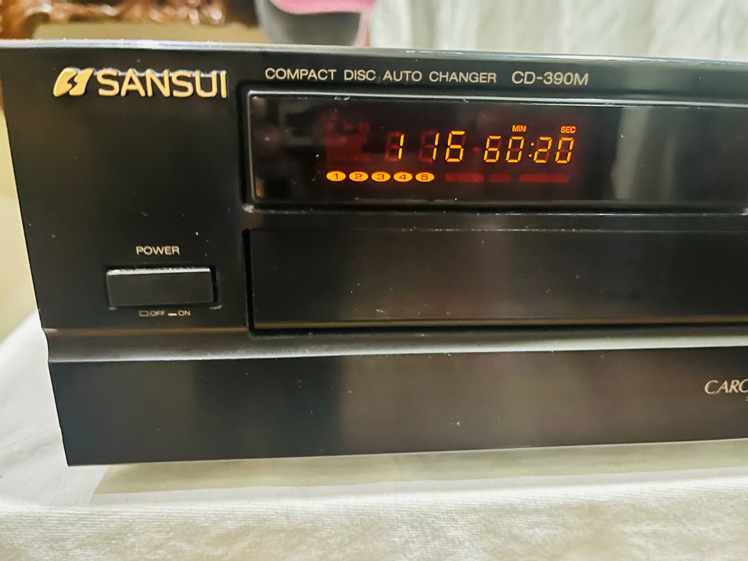 Sansui CD-390M Carousel Type 5 Disc CD Changer, Audio, Soundbars ...