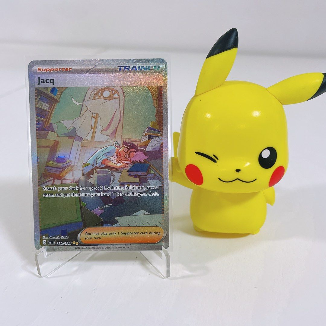Scarlet and Violet Base Set - Jacq Full Art Trainer and SIR Special ...