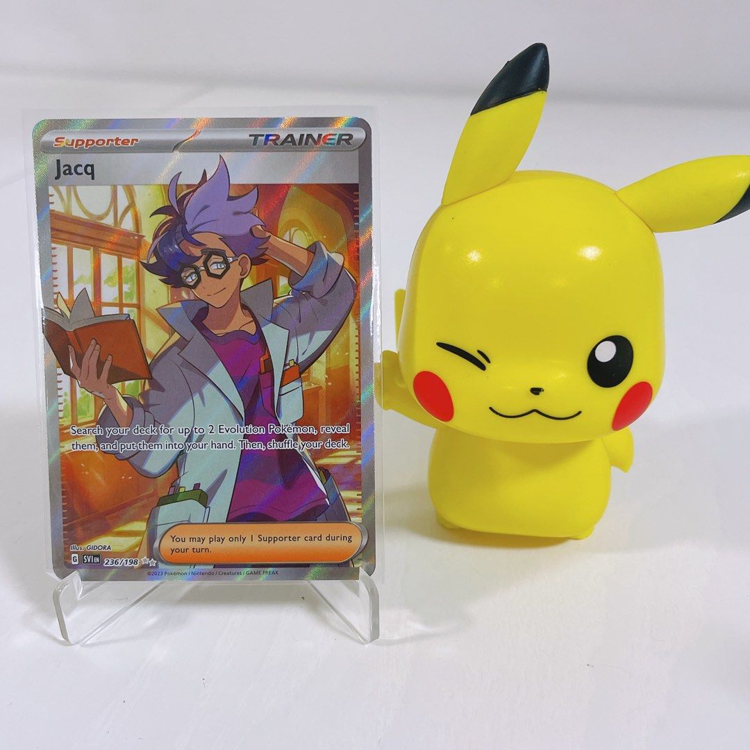 Scarlet and Violet Base Set - Jacq Full Art Trainer and SIR Special ...