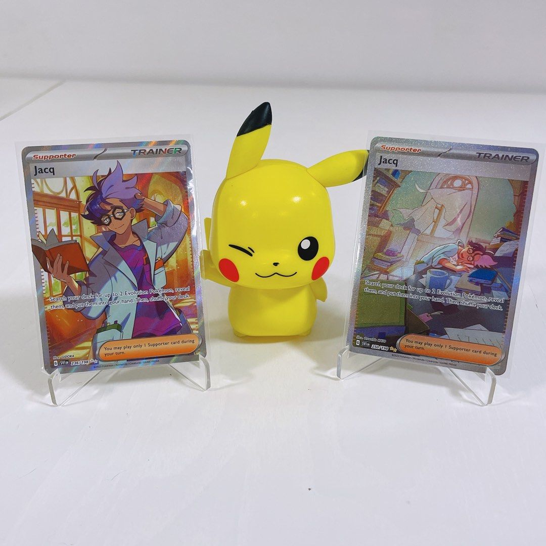 Scarlet and Violet Base Set - Jacq Full Art Trainer and SIR Special ...