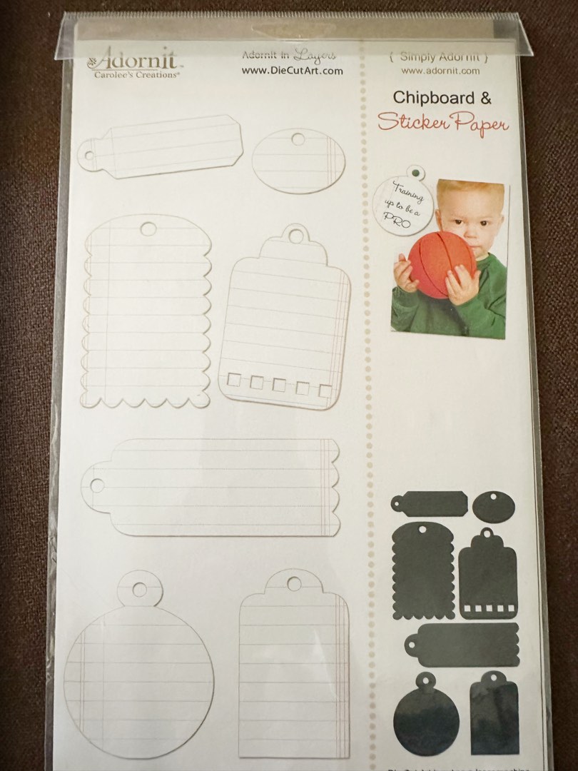 Scrapbook Chipboard, Hobbies & Toys, Stationery & Craft, Other ...
