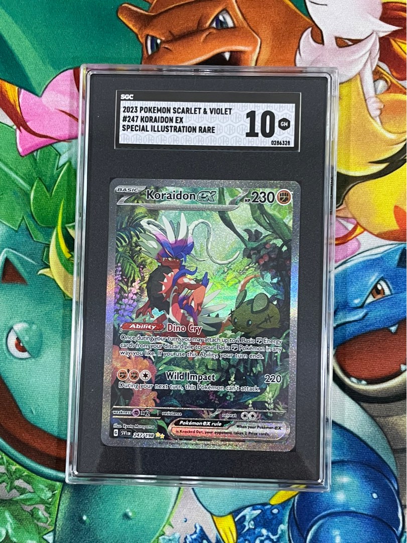 SGC 10 Koriadon ex SAR- 2023 Pokemon Scarlet Violet Base (Not PSA/CGC ...