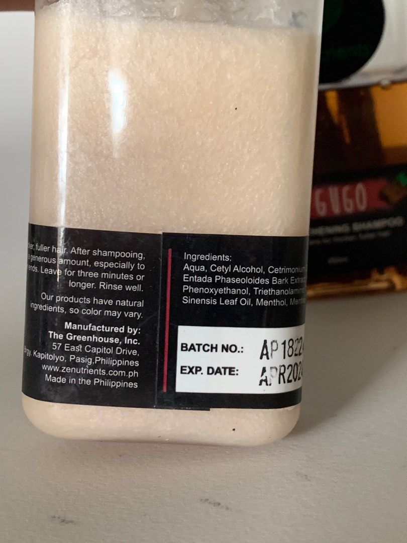 Shampoo and conditioner Zen Nutrients Gugo strengthening Sulfate free ...