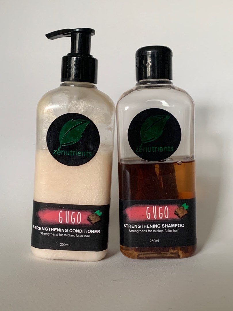 Shampoo and conditioner Zen Nutrients Gugo strengthening Sulfate free ...
