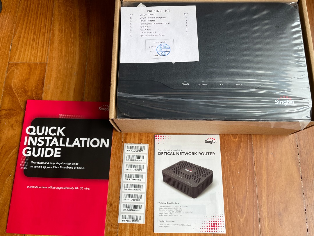 Singtel Mesh Router nokia, Computers & Tech, Parts & Accessories ...