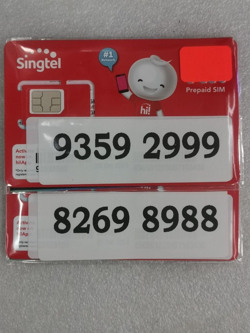 Singtel Prepaid Card, Mobile Phones & Gadgets, Mobile & Gadget ...