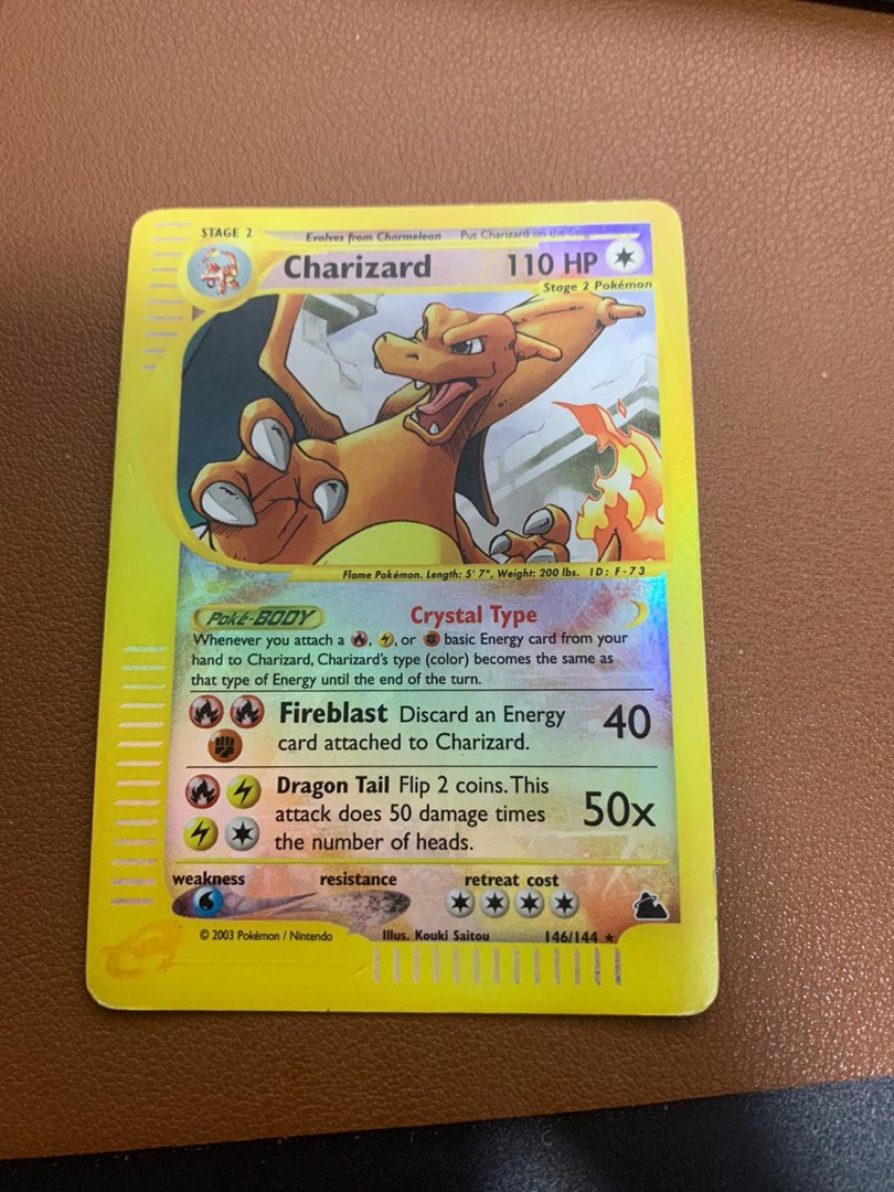 Skyridge Rev Holo Charizard, Hobbies & Toys, Toys & Games on Carousell