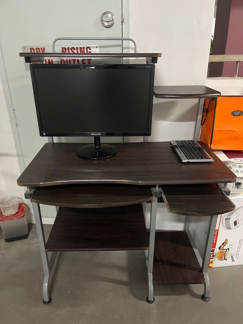 Small computer table, Furniture & Home Living, Furniture, Other Home ...