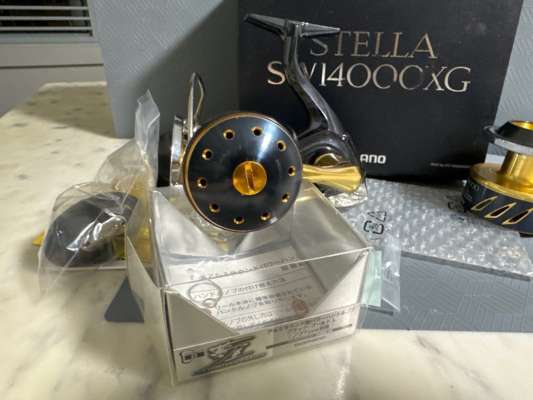 Stella SW14000XG + SW 14k spare spool, Sports Equipment, Fishing on Carousell