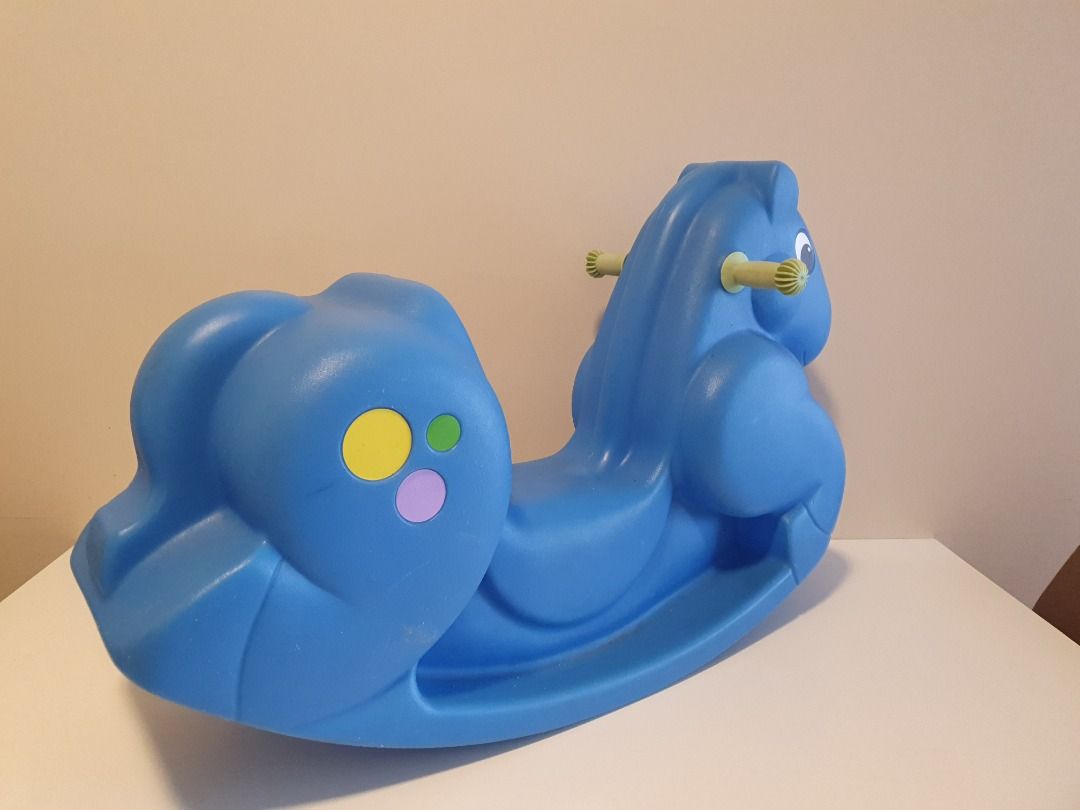 Step 2 Blue Rocking Horse, Babies & Kids, Infant Playtime on Carousell