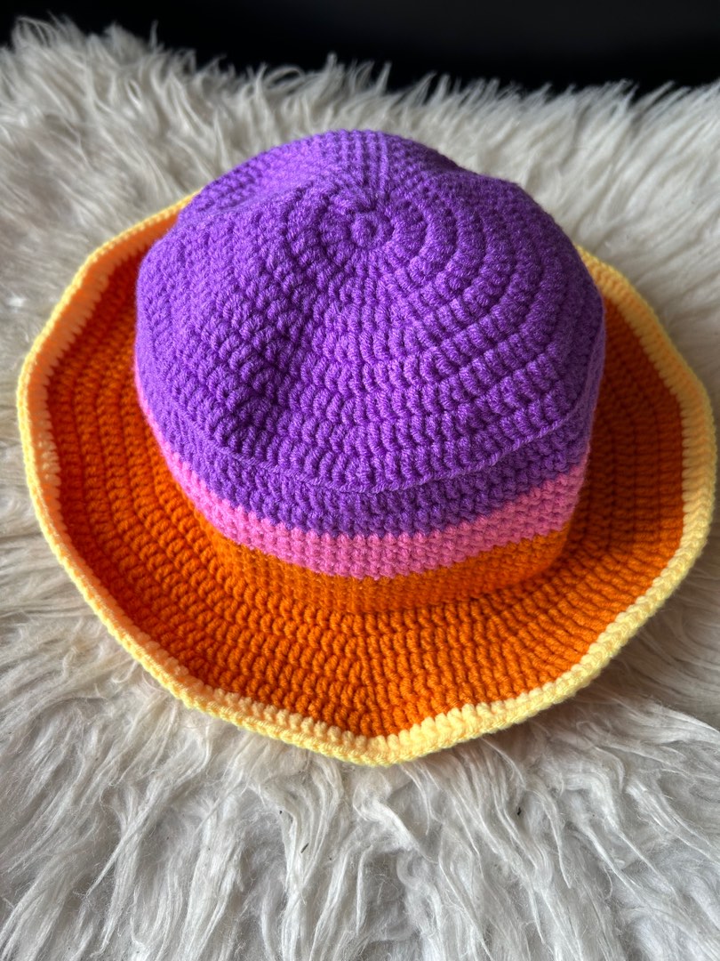 Sunset Bucket Hat on Carousell